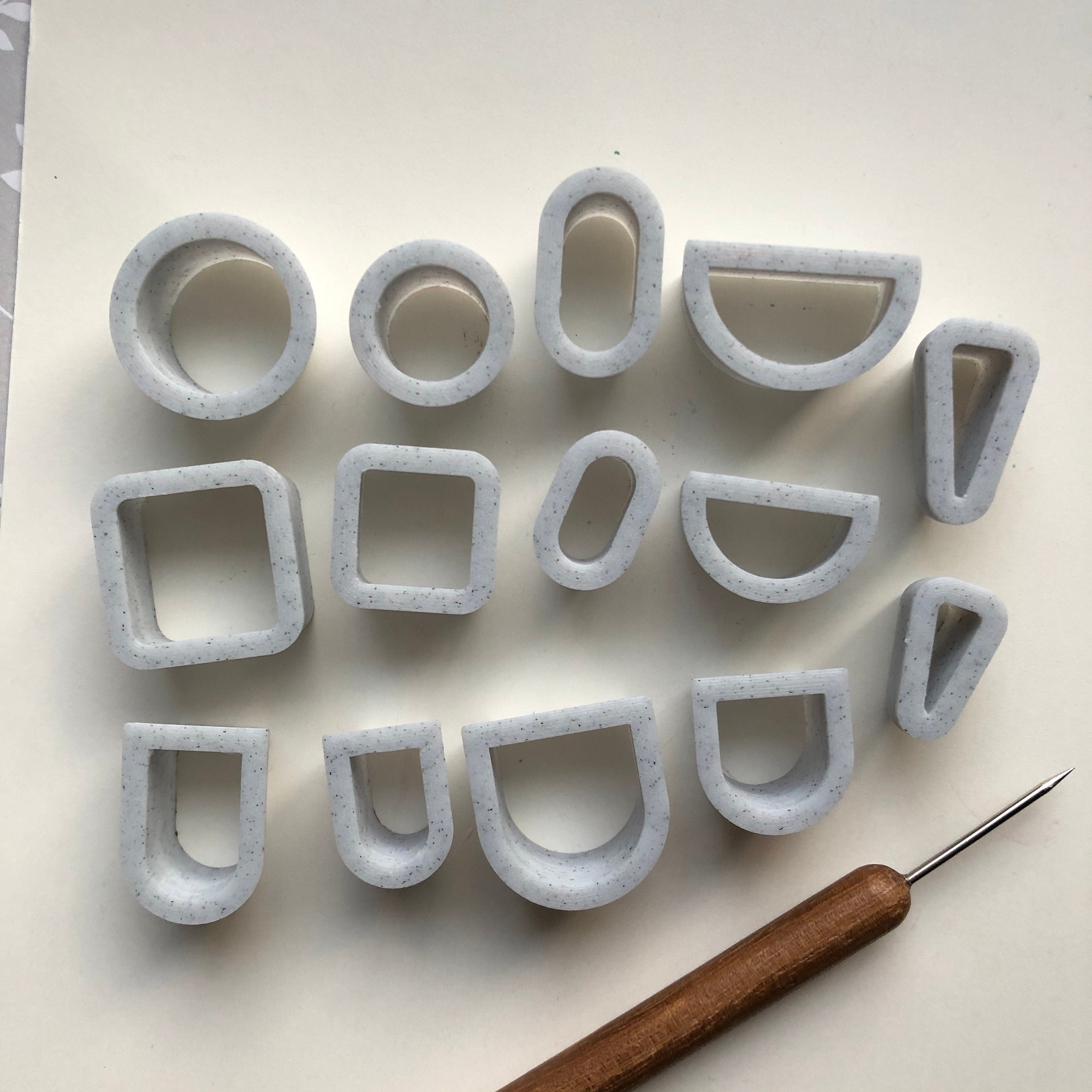 Mix and match small cutters (set 1) - made for polymer clay – Clay Box ...
