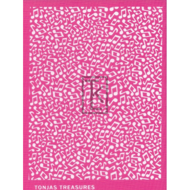Musical Notes Silkscreen – Clay Box Supplies